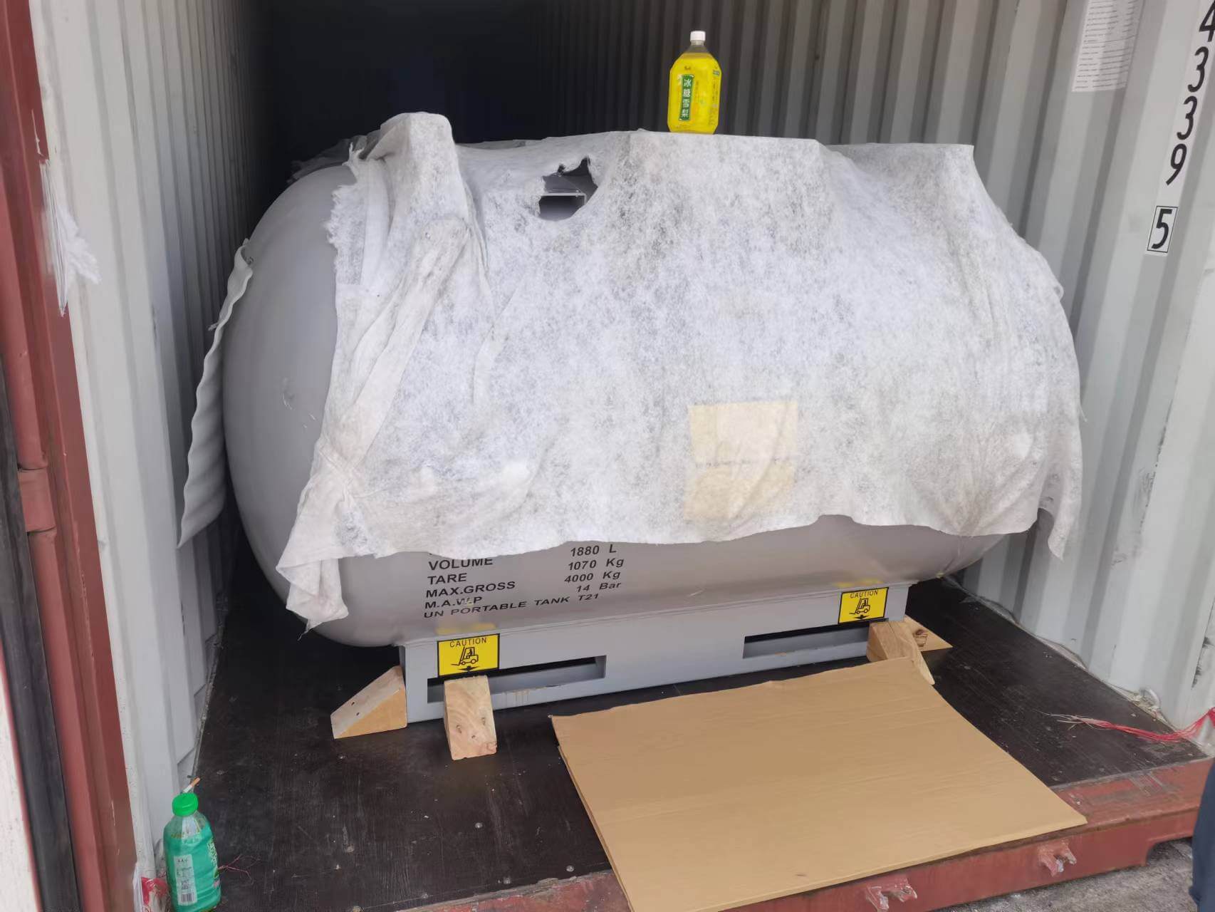 32Units Metal Alky Portable C480 Portable Tank UN T21 for 1.88 M3 TEAL ...