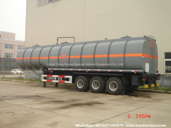 Wholesale Customizing 60t Hydrochloric Acid Tank Trailer (Steel Lined ...