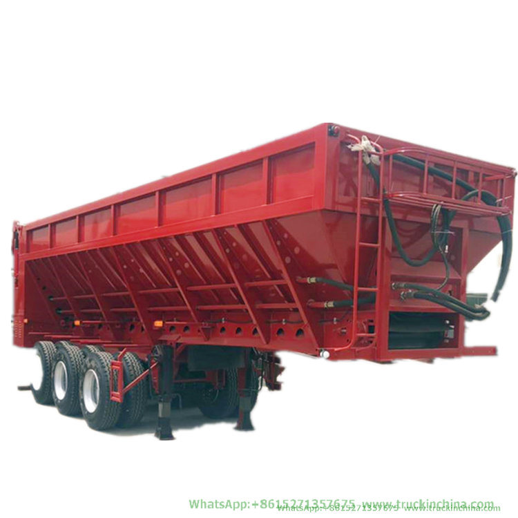Wholesale Customizing 3 Axle Conveyor Belt Trailer (Self-unloading ...