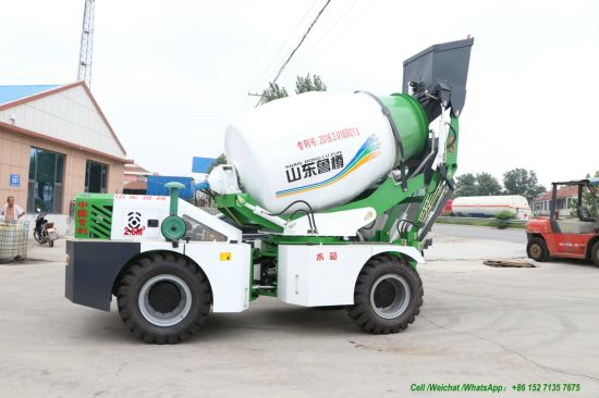 Wholesale Luzun Self Loading Concrete Mixer Truck 2.6m3 -3cbm (Self Loading Cement Mixer Truck ...
