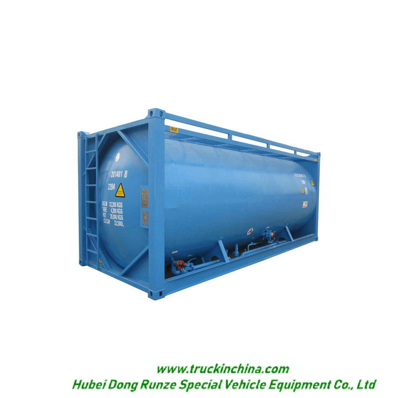 20FT Bulk Cement ISO Tank Container Customizing Transport Plaster ...