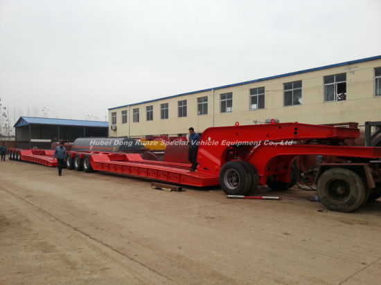 Wholesale 200ton Hydraulic Detachable Gooseneck Lowbed Trailer 6 Axles ...