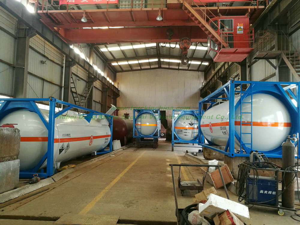 Wholesale 20 Feet 21cbm ISO Standard Liquid Chlorine Storage Tank ...