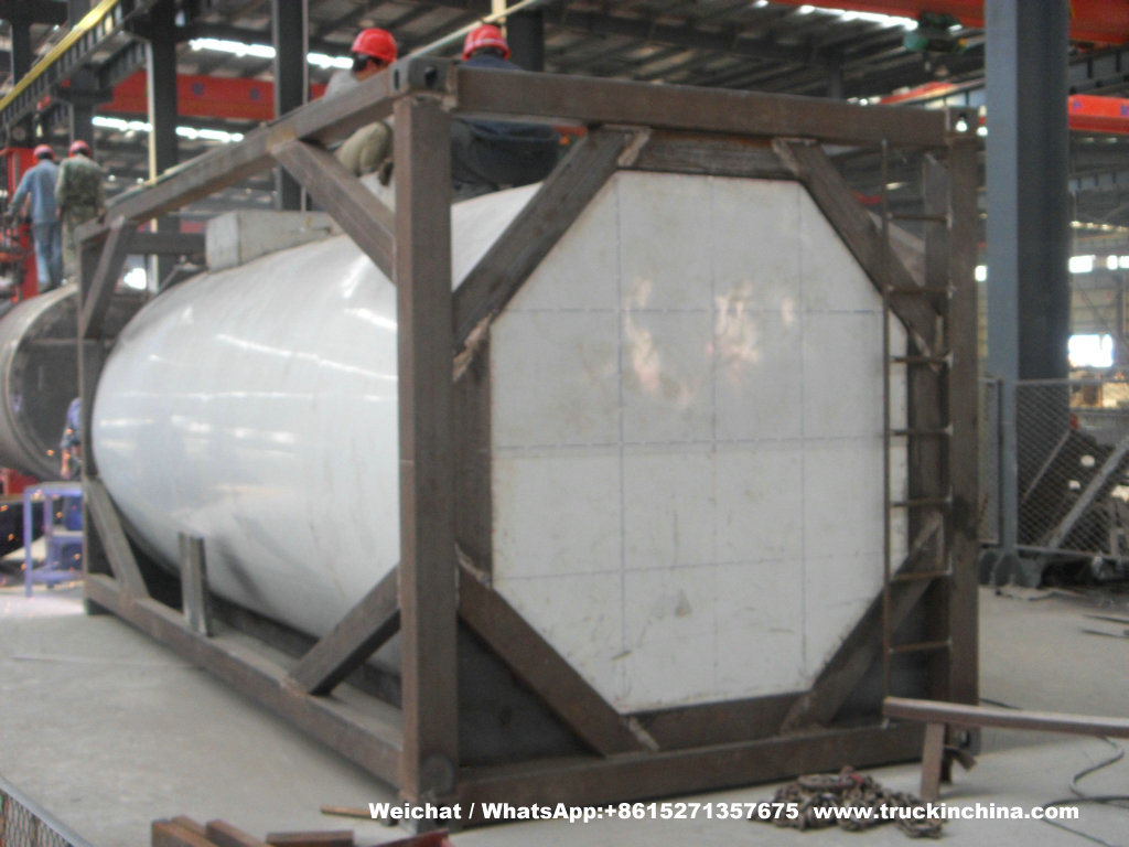 20FT Stainless Steel Yellow Phosphorus Tank Container with Heating ...