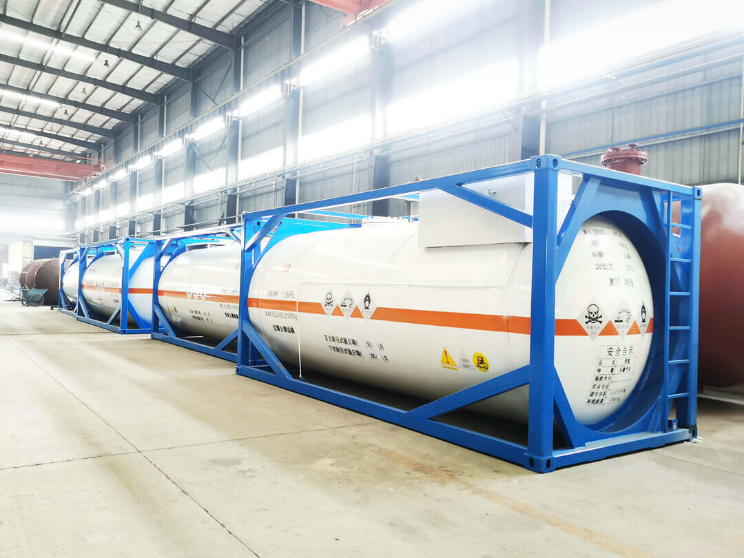 Wholesale 20 Feet 21cbm ISO Standard Liquid Chlorine Storage Tank ...