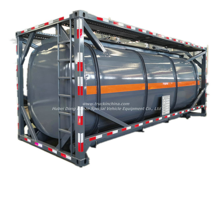 Wholesale 20FT Corrosive Class 8 ISO Tank Containers 20KL for UN 1830 ...