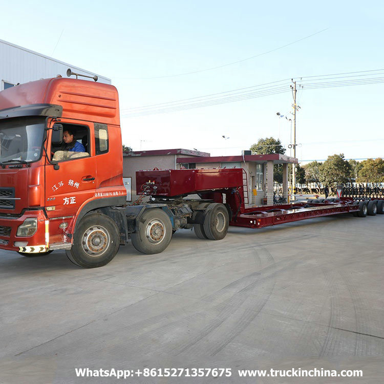 Wholesale Customied Hydraulic Steering Heavy Duty 10 Axle Ultra Lowboy ...