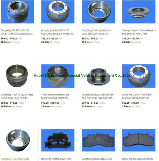 Wholesale Dongfeng China Truck Brake system Truck Parts in Chinese ...