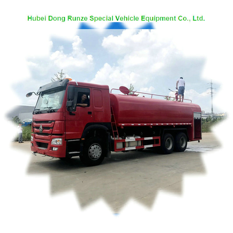 Wholesale HOWO 6X4 Water Tank Pumper Truck 20000L Water Fire Sprinkler ...