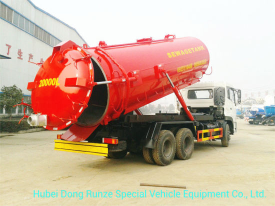 Wholesale Septic Tank Truck Mounted with High Pressure Vacuum Pump 10 ...