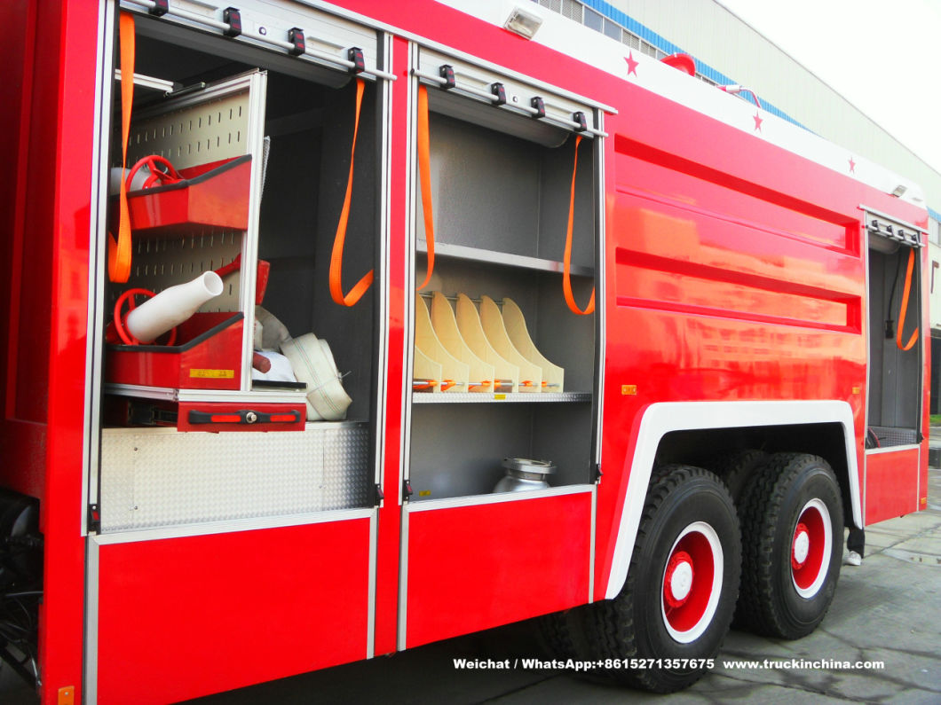 Double Cabin Beiben Fire Truck Water Foam Fire Fighting Truck off Road ...