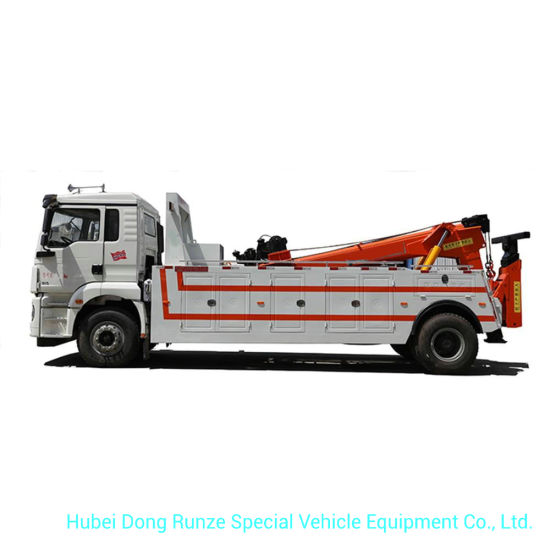 Shacman Heavy Duty Wrecker for Towing 25 Ton Truck Boom Lifting 16 Ton ...