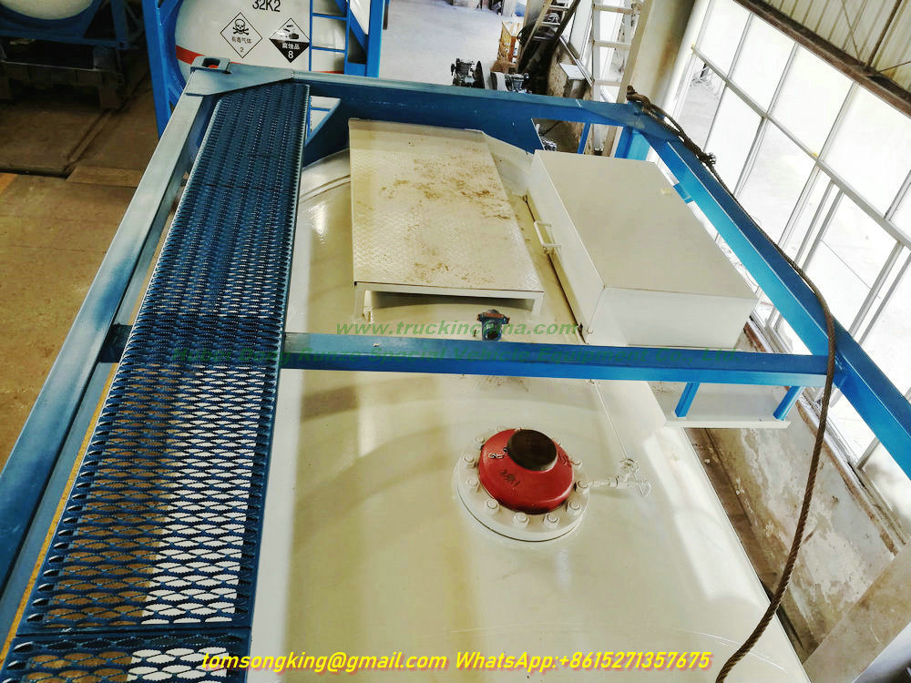 Wholesale 20 Feet 21cbm ISO Standard Liquid Chlorine Storage Tank ...