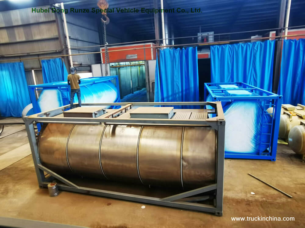 Wholesale T14 Sulfuric Acid Tank Container Steel Lined LDPE in Chinese ...