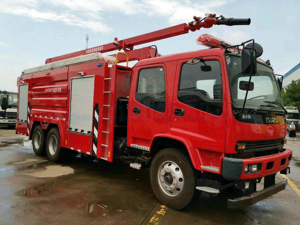 Wholesale ISUZU FVZ 18 M High Jet Fire Fighting Truck Tower Fire Truck ...