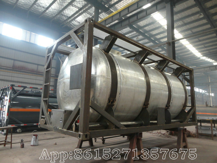 Wholesale ISO 20FT Nitric Acid Tank (HNO3 Aluminium 20Feet Tank ...