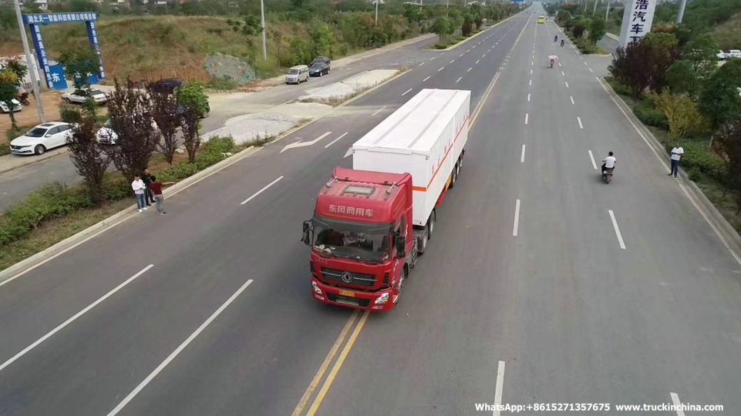 Customizing 3 Axles Insulated Van Explosion-Proof Blasting Goods ...