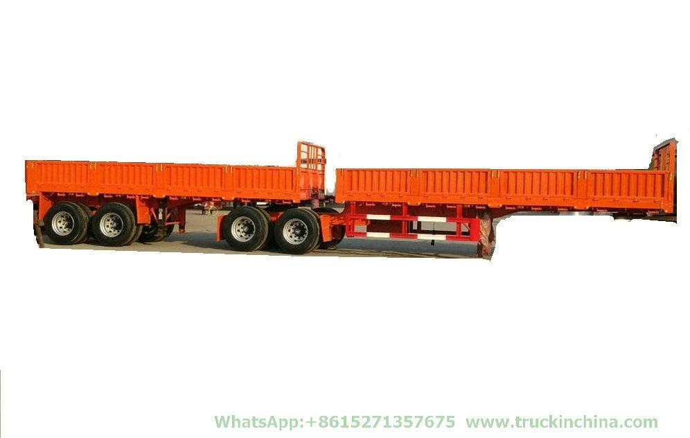 Wholesale Customized Double Combination Interlink Trailer (Dolly 2-6 ...