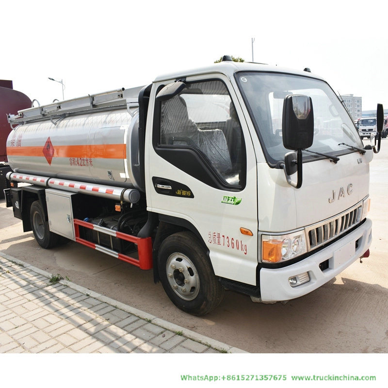 Wholesale JAC 4m3 Mini Fuel Delivery Truck (1000 Gallon Small Fuel ...