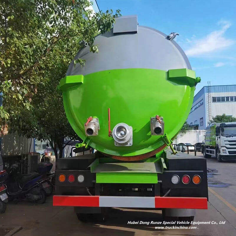 Wholesale Customizing 2 Axles Vcuum Sewage Slurry Suction Tank Trailer ...