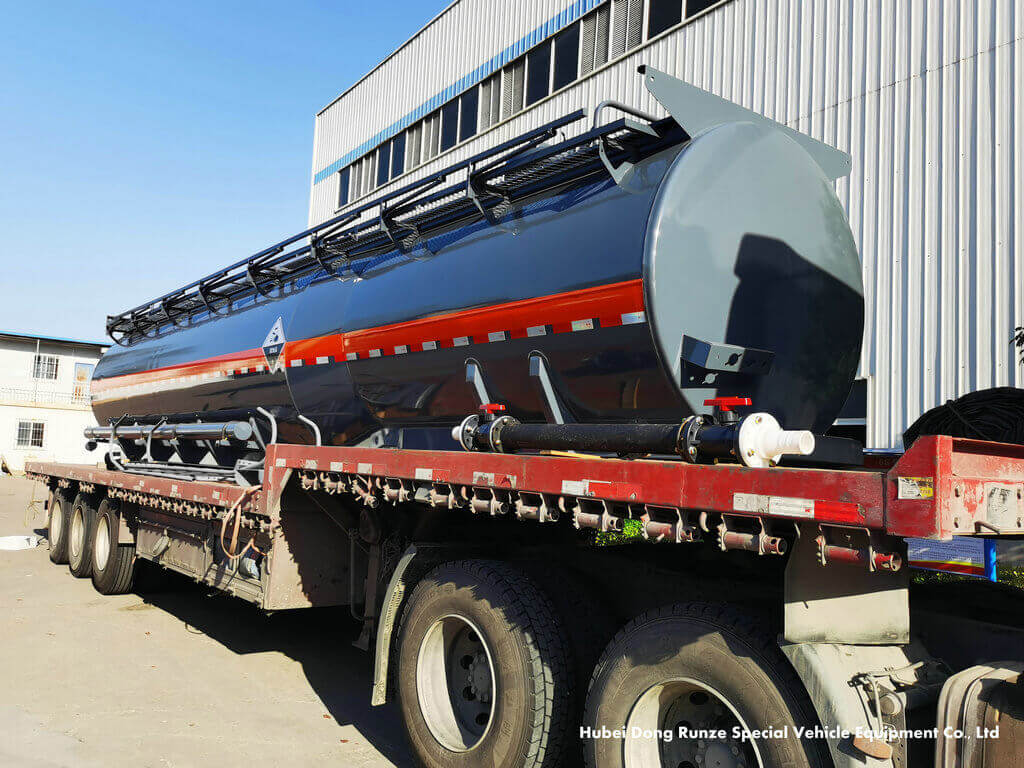 Wholesale Lined PE Tank Trailer for Transport Hydrochloric Acid HCl ...