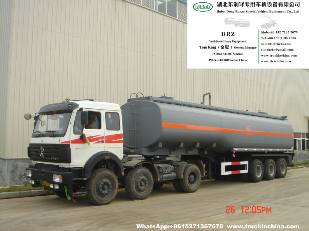 Wholesale Customized Dilute Sulphuric Acid Tanker 40t (Steel Lined ...