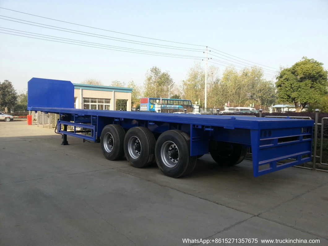 Wholesale 40FT Flatbed Container Semi Trailer (Flatbed Container ...