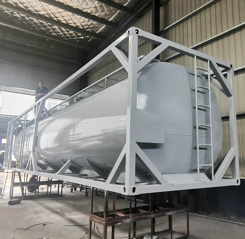 Wholesale 40Ft Tank Container Made Mobile Gasoline Diesel Fuel Stations ...