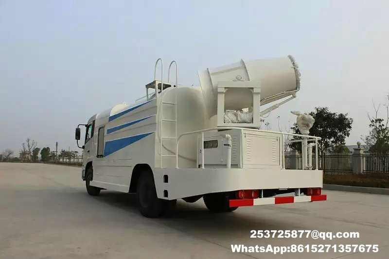 SHACMAN Truck Mounted Dust Suppression Unit muti function dust control ...