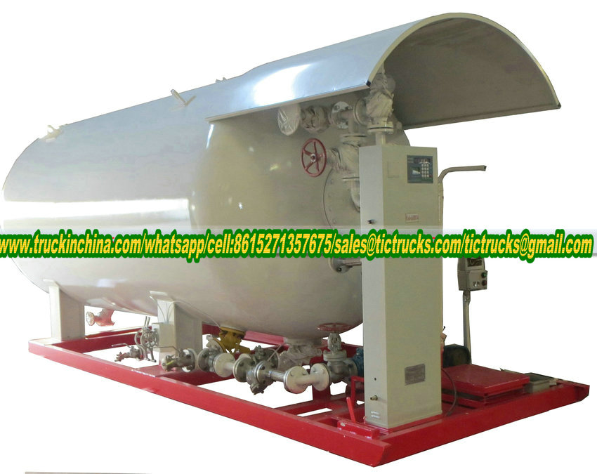 Gas Cylinders Refilling Plant 20000Liters Mobile LPG Filling Stations ...
