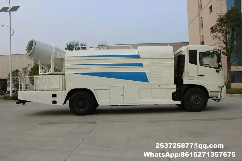 SHACMAN Truck Mounted Dust Suppression Unit muti function dust control ...