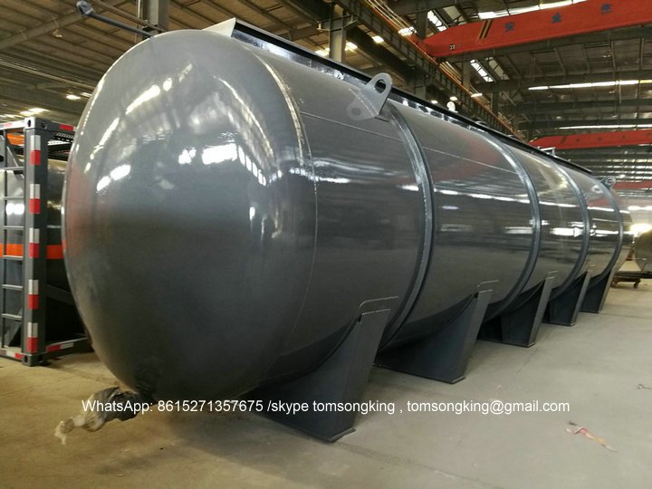 Wholesale Horizontal Storage HCL Acid Tanks Steel Lined LDPE 120000 ...