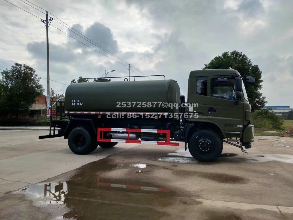 4x4 AWD Off Road Water tanker Truck With Fire pump Euro 3/4 /5 - Buy ...