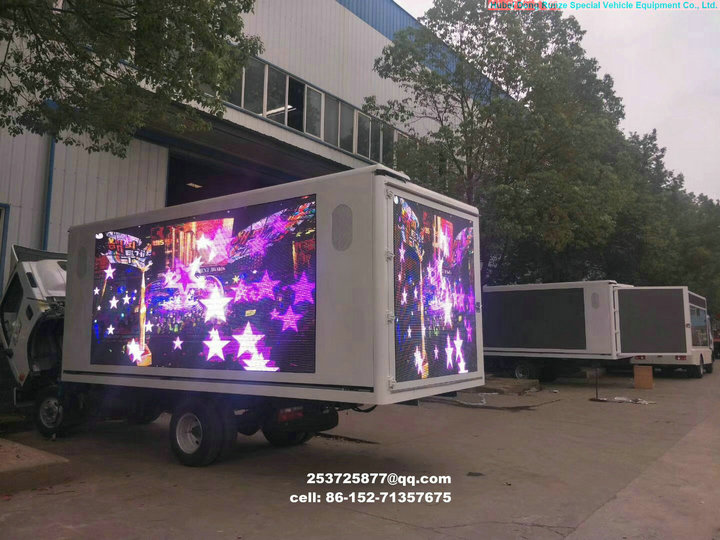 LED billboard truck box boby Customizing - Buy LED Advertising box body ...