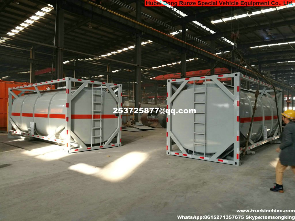 4units 20ft HCL acid tank containers 22cbm export vietnam - Hubei Dong ...