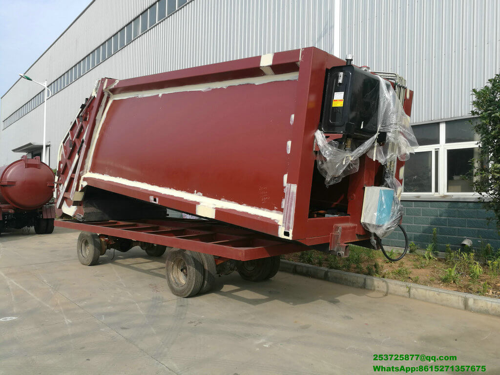 Hydraulic Garbage Compactor truck body - Buy Product on Hubei Dong ...