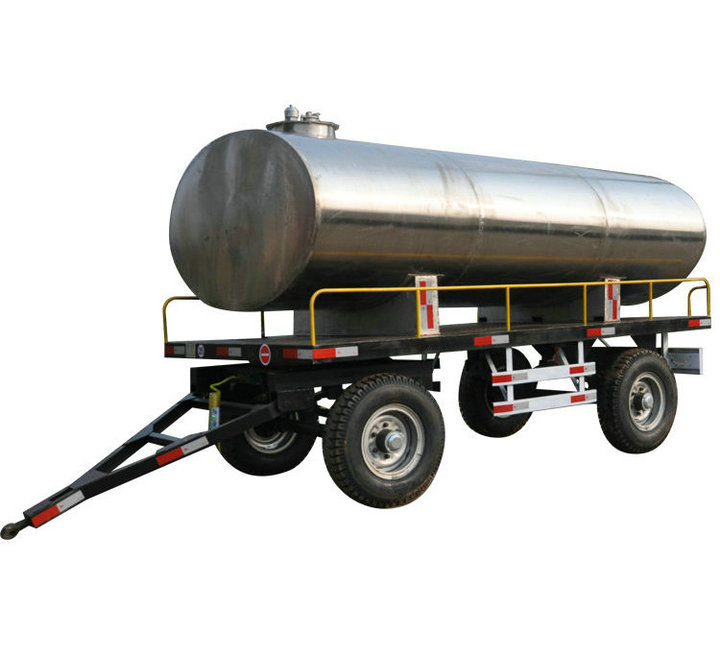 Wholesale Stainless Steel Tank Full Trailer Dolly 5000Liters in Chinese ...
