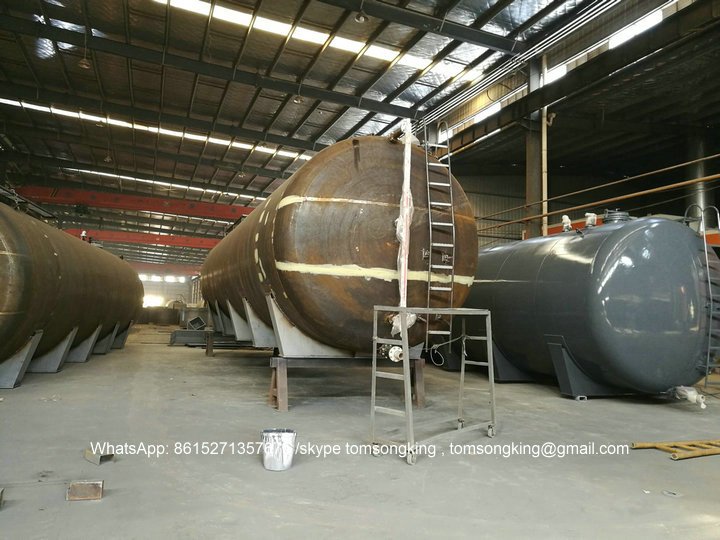 Wholesale Horizontal Storage HCL Acid Tanks Steel Lined LDPE 120000 ...