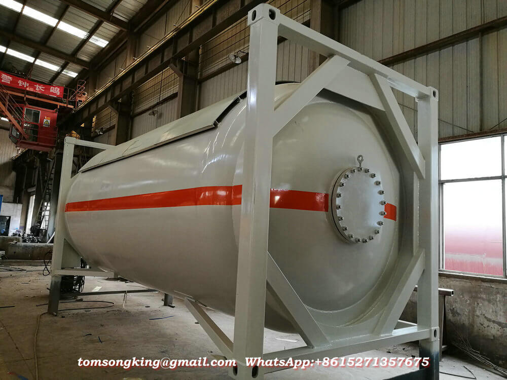 Wholesale NH3 ISO Tank Container 20FT 24000L Anhydrous Liquid Ammonia ...