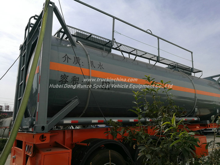 Wholesale 30FT UN1789 Hydrochloric Acid ISO Tank Container 26KL -28KL ...