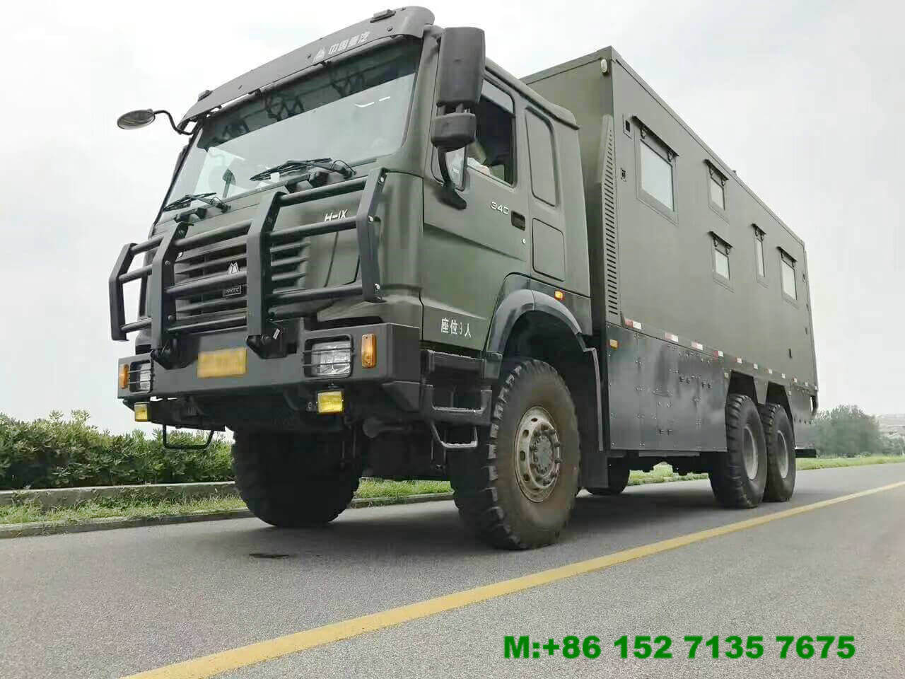 Customizing HOWO Offroad Mobile Kitchen 6x6 Customizing in Chinese ...