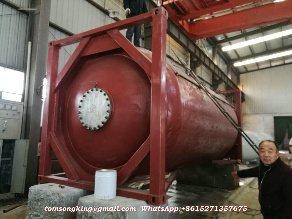 20FT Liquid Ammonia NH3 ISO Tank Container Export Vietnam - Hubei Dong ...