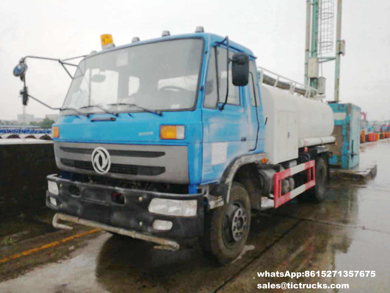 water tank lorry Fire fighting truck 1200Gallon export to YANGON ...