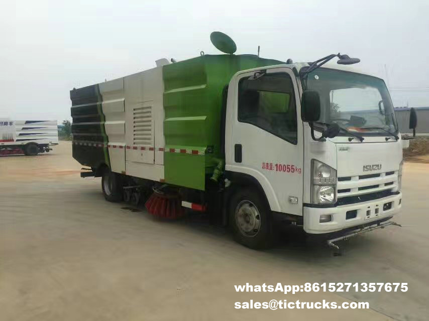 ISUZU Sweeper Trucks For Sale - Hubei Dong Runze Special Vehicle ...