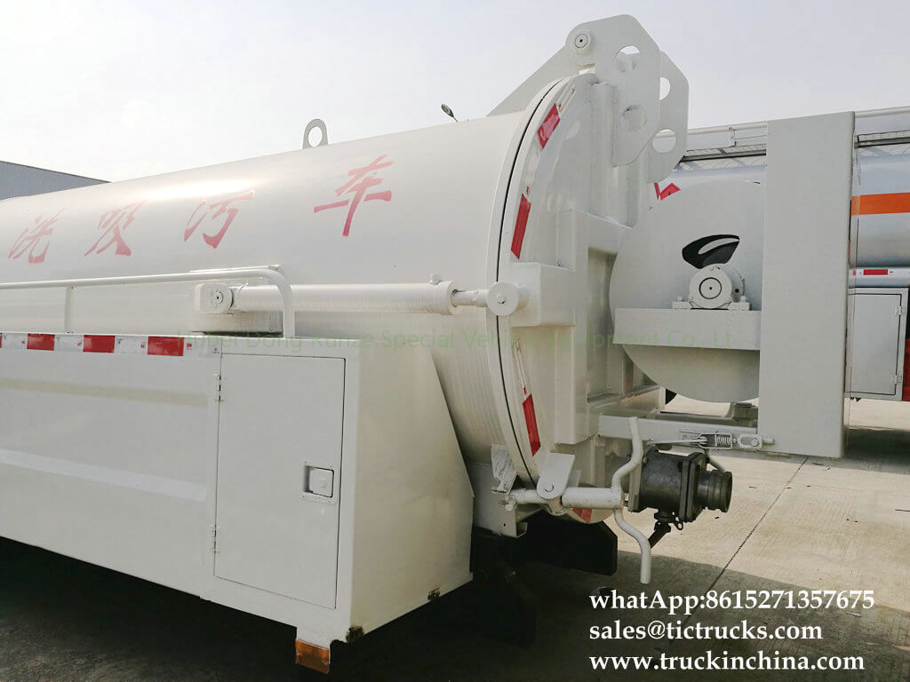 Sewer Jetting Truck Septic Tank with jetting water tank body for sale ...