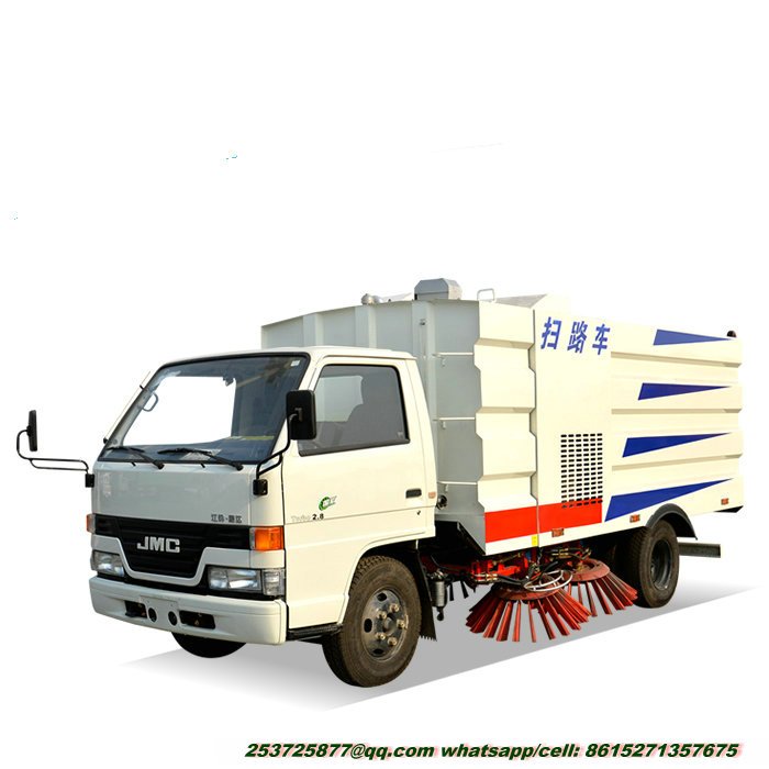 JMC 4x2 vacuum road sweeper truck - Buy JMC vacuum sweeper on Hubei ...