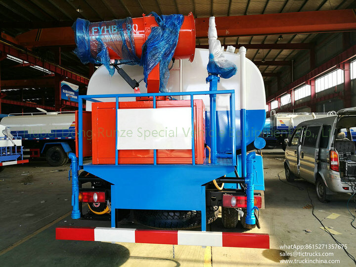 SHACMAN Truck Mounted Dust Suppression Unit muti function dust control ...