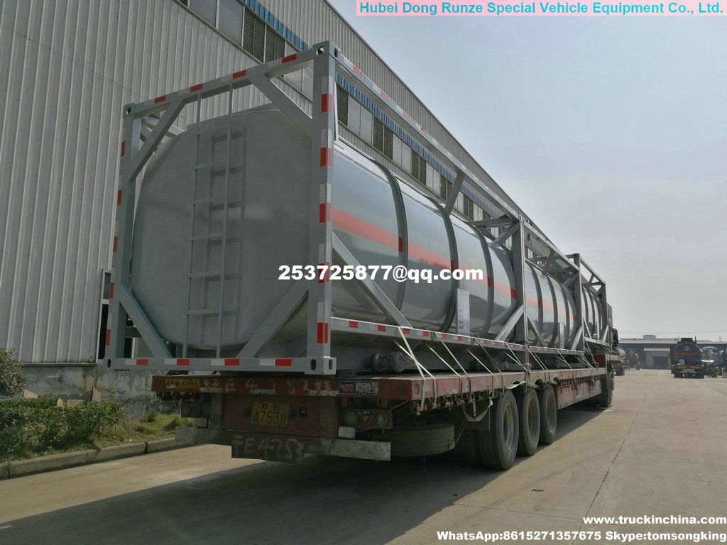 4units 20ft HCL acid tank containers 22cbm export vietnam - Hubei Dong ...