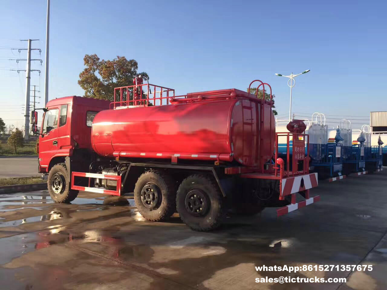 Dongfeng 6x6 Off-Road Fire Truck chassis view - Hubei Dong Runze ...