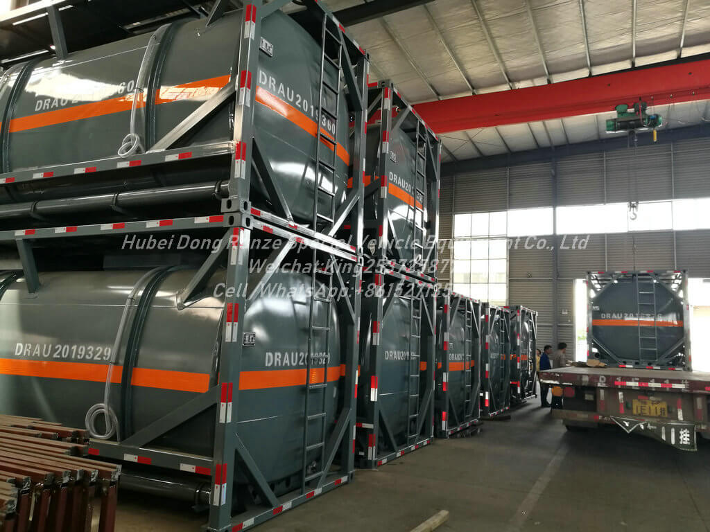 Wholesale 20FT ISO HCL Acid Tank Container 21cbm For Vietnam Chemical ...